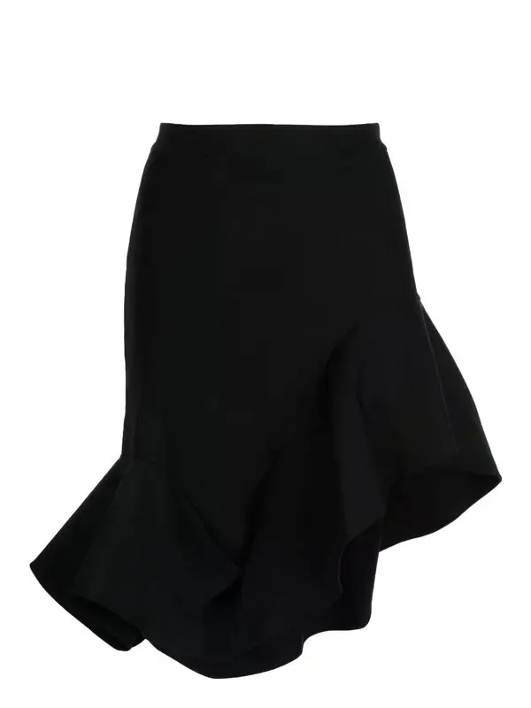 JNBY Asymmetric Midi Skirt - Black