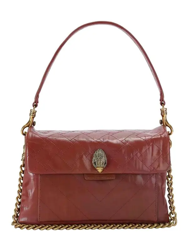 Kurt Geiger Celia Quilted Shoulder Bag - Red