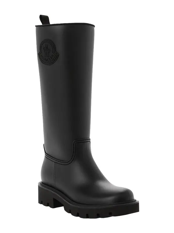 Moncler Kickstream High Rain Boots - Black