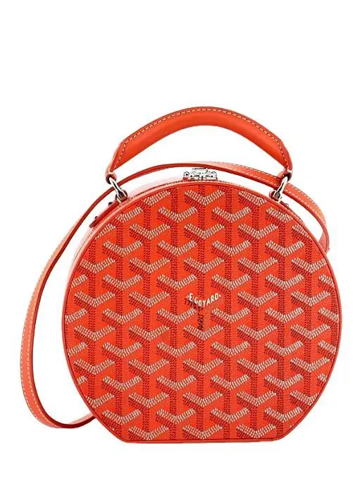 Goyard Alto Hatbox Bag Coated Canvas - Orange