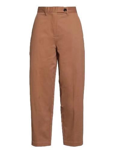 BALLANTYNE Military Cotton Twill Tapered Stretch Pants - Camel