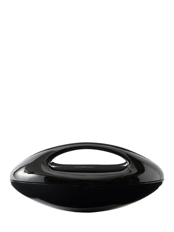 Alaïa Sculptural Minaudiere Resin Clutch - Black