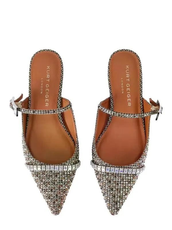 Kurt Geiger Strass Embellished Heeled Pumps - Grey