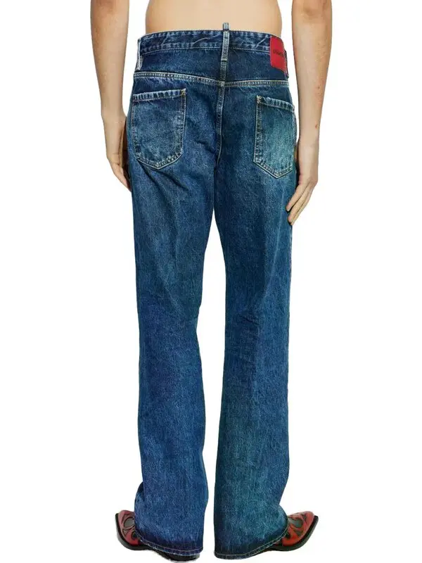 Dsquared2 Faded Effect Jeans - Blue