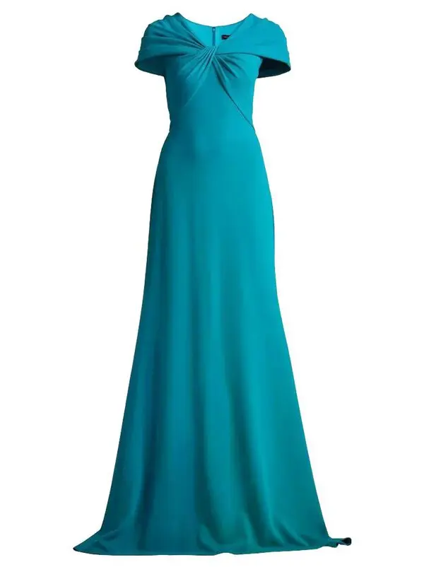 Tadashi Shoji Off-shoulder Maxi Dress - Blue