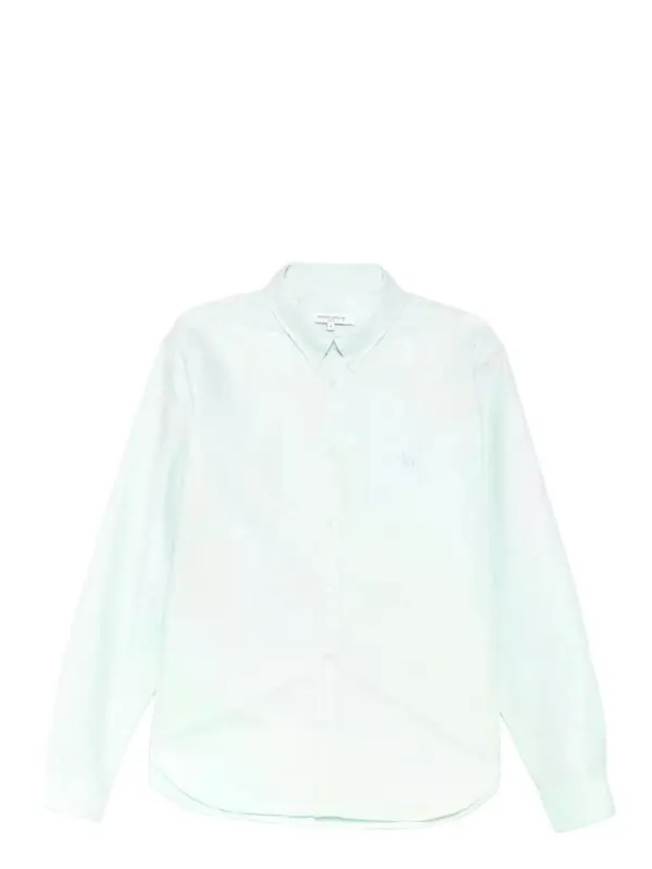 Maison Kitsuné Profile Fox Oxford Shirt - Green