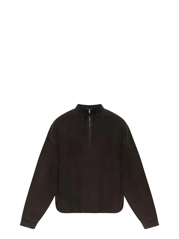 REPRESENT Initial Quarter-zip Sweatshirt - Brown