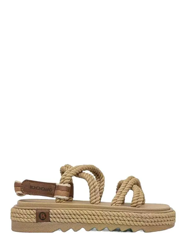 BOHONOMAD Rope-detail Platform Espadrilles - Neutrals