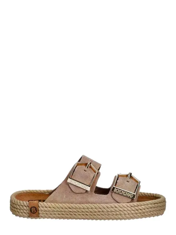 BOHONOMAD Espadrilles With Buckle Fastening And Rope Detail - Neutrals