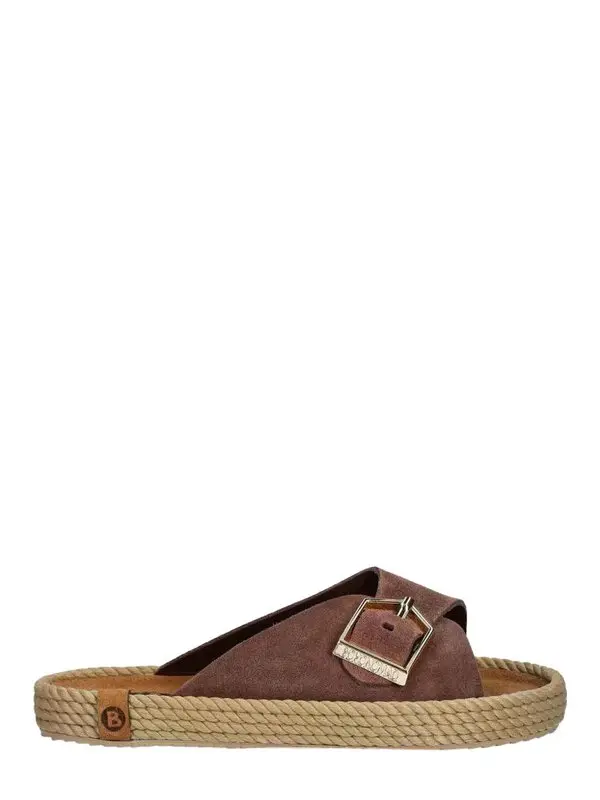 BOHONOMAD Casablanca Buckle-fastening Braided Espadrilles - Brown