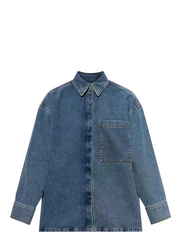 BY MALENE BIRGER Dea Chest-pocket Denim Shirt - Blue
