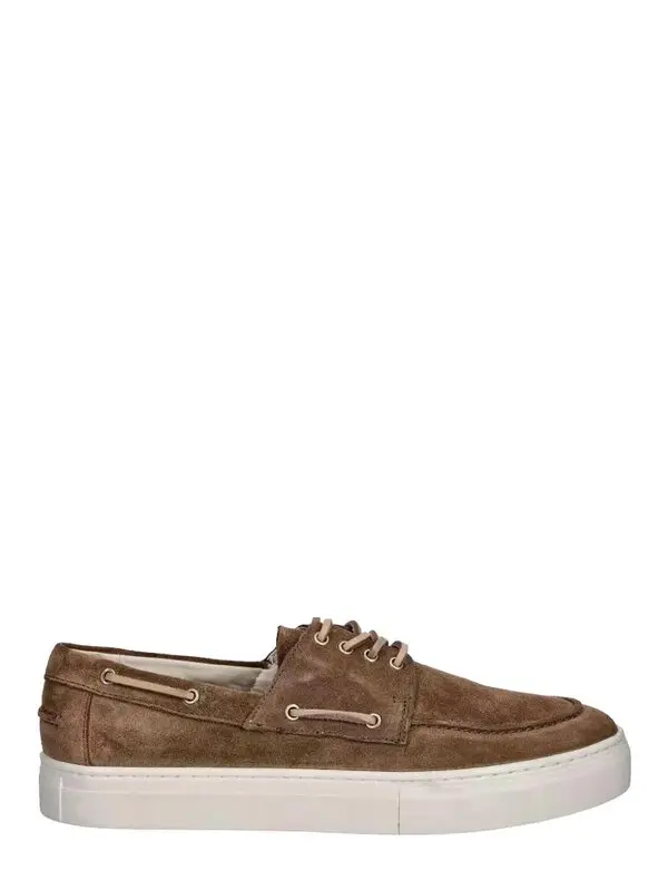 VAGABOND SHOEMAKERS Paul 2.0 Suede Lace-up Boat Shoes - Brown