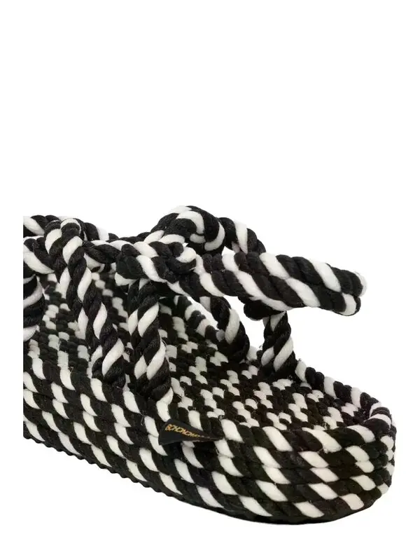 BOHONOMAD Bodrum Rope-detail Sandals - Black