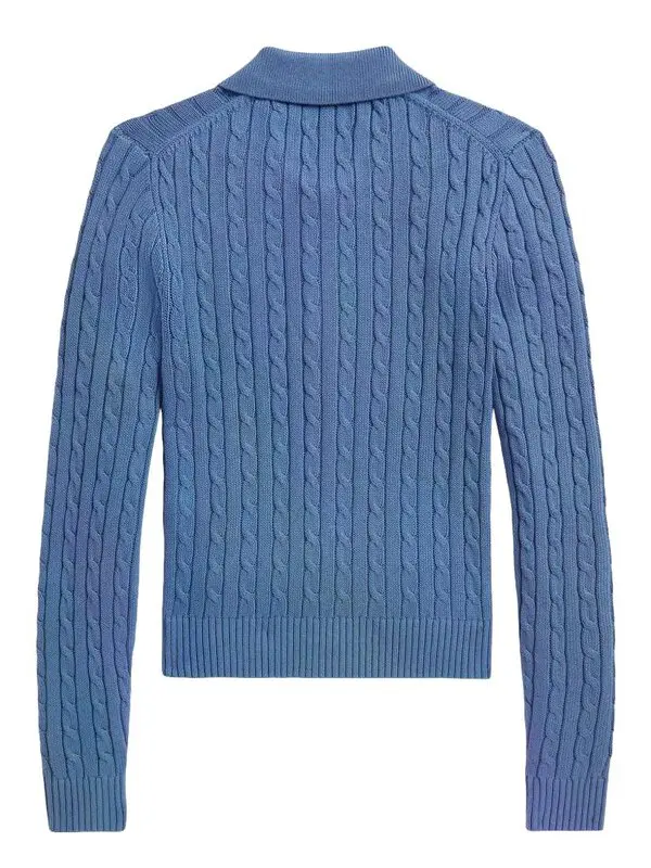 Polo Ralph Lauren Pony Cable-knit Cardigan - Neutrals