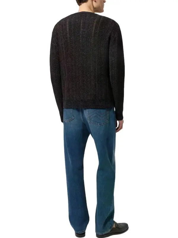 Missoni Chevron Knit Sweater - Brown