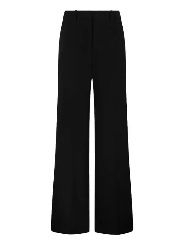 Liu Jo Creased Palazzo Pants - Black
