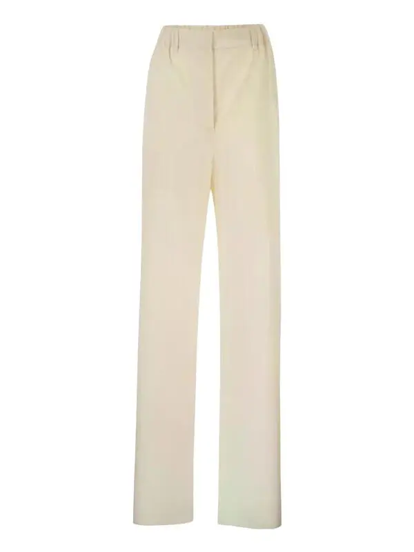 Max Mara Straight-leg Fluid Trousers - Neutrals