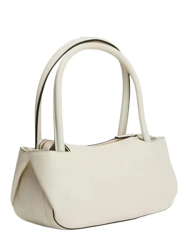 Tommy Hilfiger Monogram Plaque Shoulder Bag - Neutrals