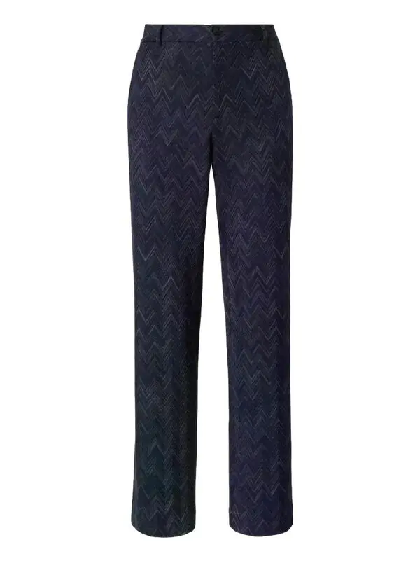 Missoni Zigzag Trousers - Blue