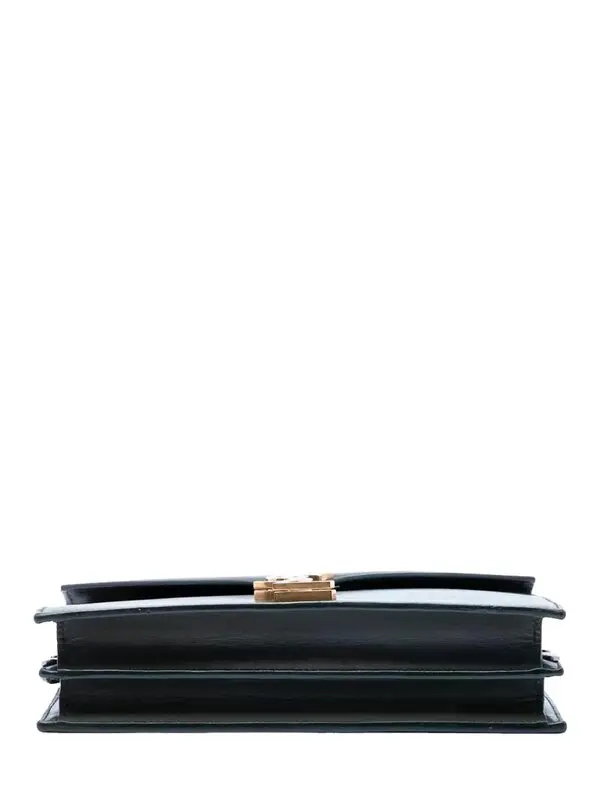 Saint Laurent Smooth Calfskin Cassandra Bag - Green