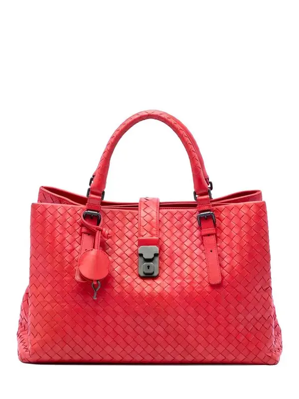 Bottega Veneta Medium Roma Tote Bag - Red