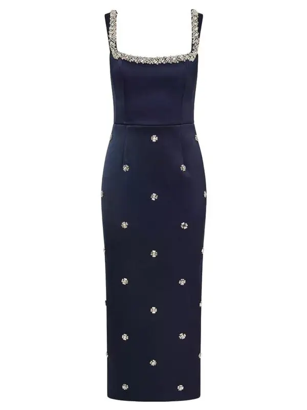 Rebecca Vallance Ayla Midi Dress - Blue