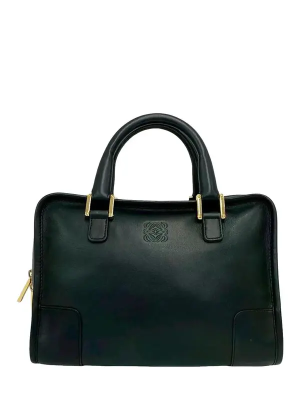 Loewe Amazona 28 Goatskin Handbag - Black