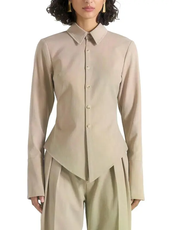 Manière De Voir Sonia Tailored Shirt - Neutrals