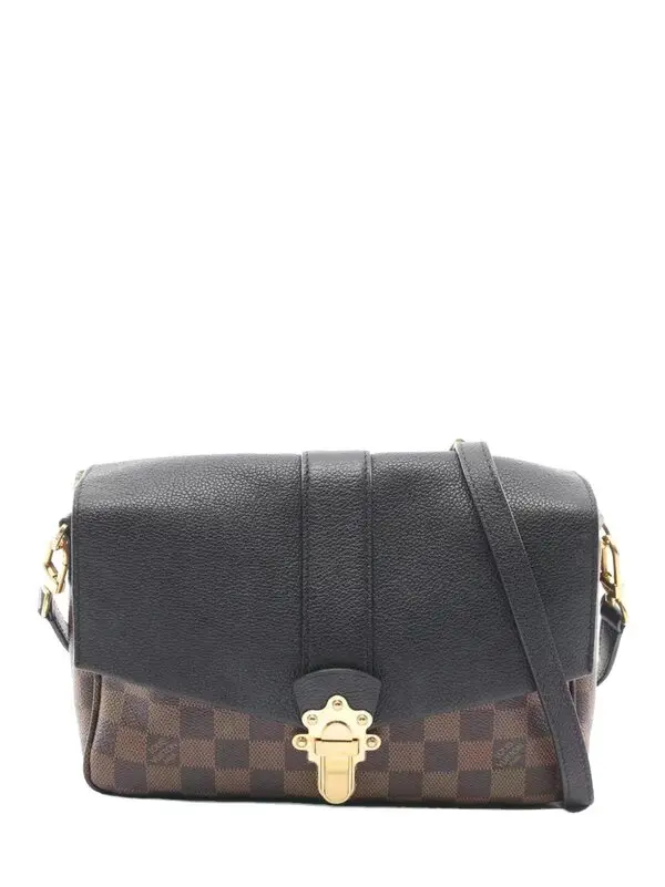 LOUIS VUITTON Damier Ebene Clapton Pm Bag - Brown