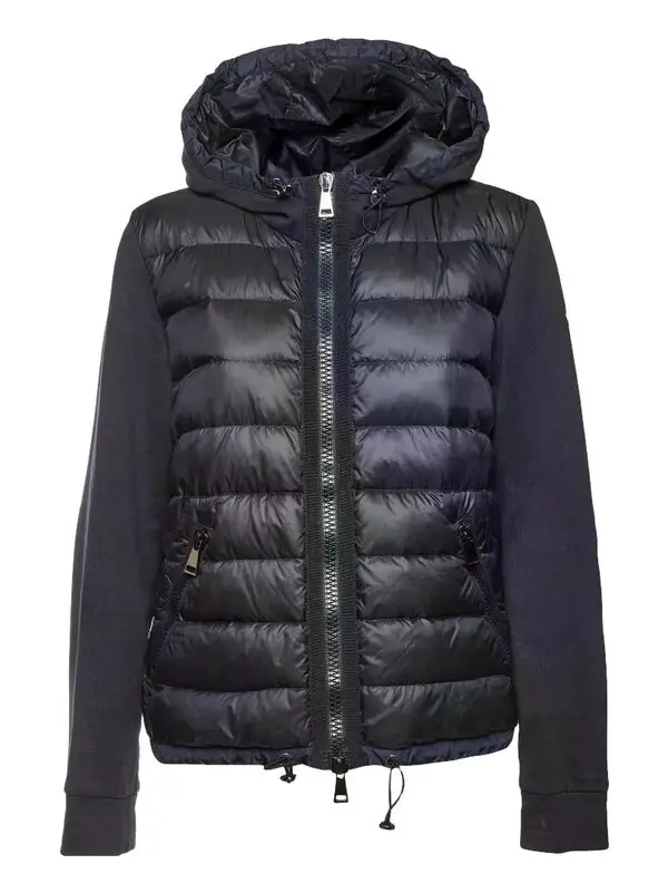 Moncler Quilted Hooded Jacket - Black