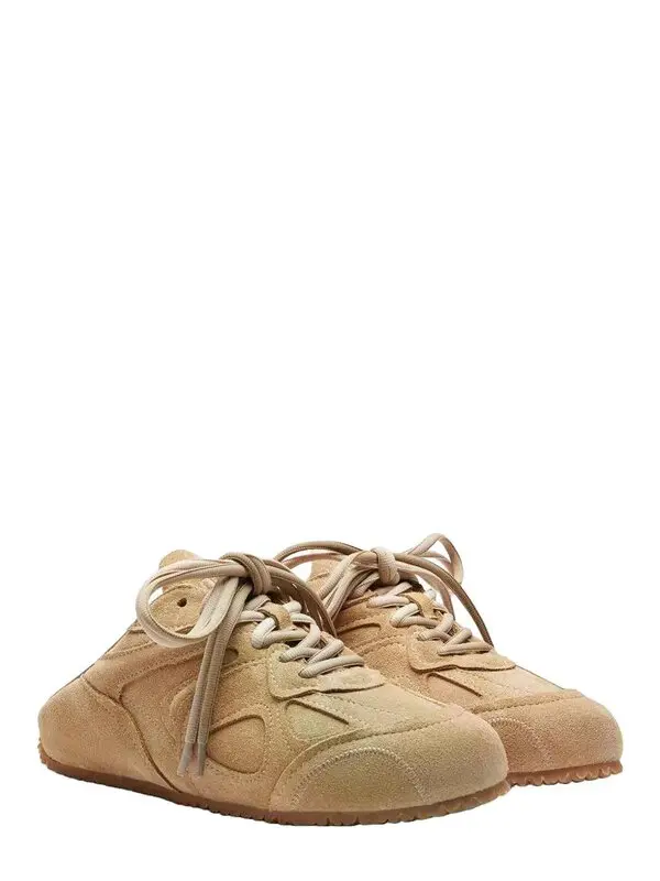 Axel Arigato Suede Lace-up Mules - Neutrals