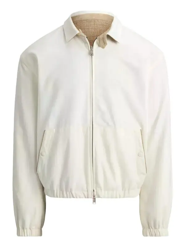 Ralph Lauren Purple Label Long-sleeve Bomber Jacket - Neutrals