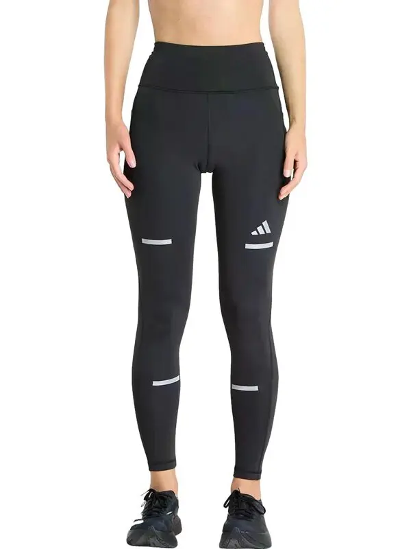 Adidas Reflective Detail Logo-print Trousers - Black