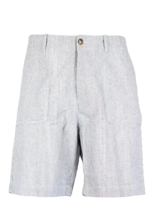 BROOKSFIELD Stripe Pattern Shorts - Blue