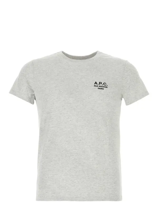 A.p.c. Melange Logo T-shirt - Grey