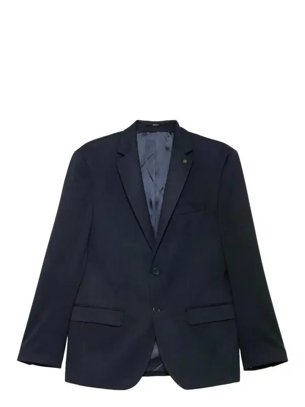 Karl Lagerfeld Notched-lapels Single-breasted Jacket - Blue