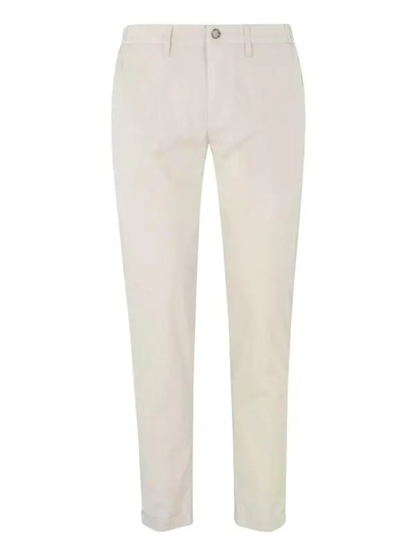 RE-HASH Slim-fit Cotton Trousers - Neutrals