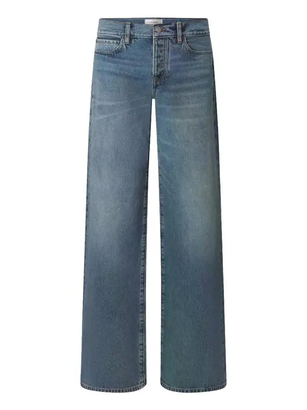 FRAME The Leo Wide-leg Jeans - Blue
