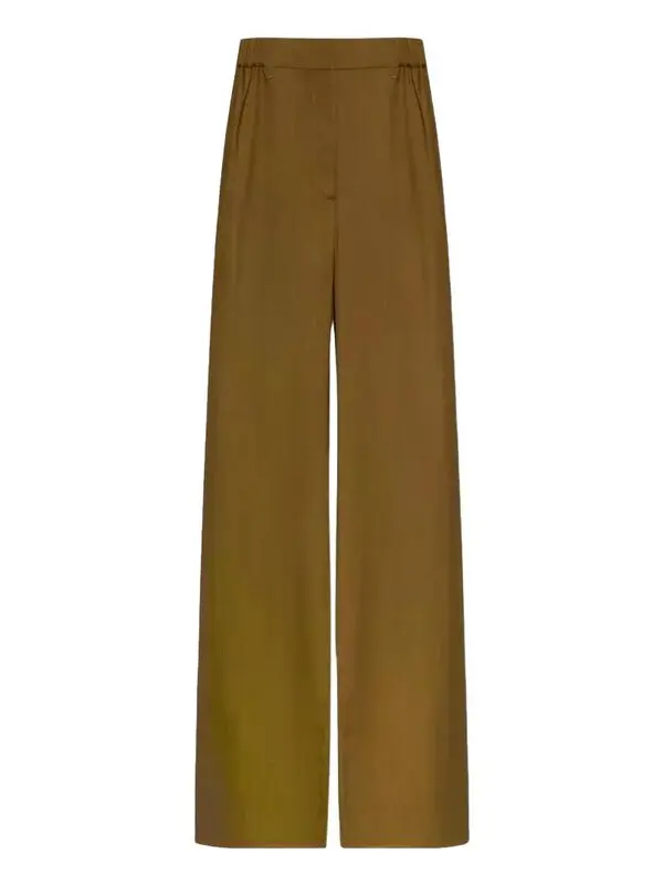Max Mara Editto Wide-leg Trousers - Brown