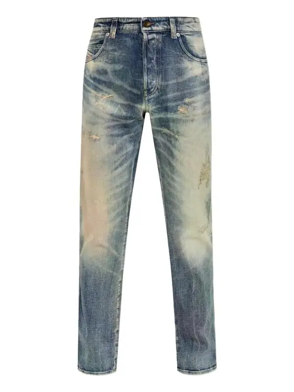 DIESEL® 1993 D-vyl Distressed Jeans - Blue