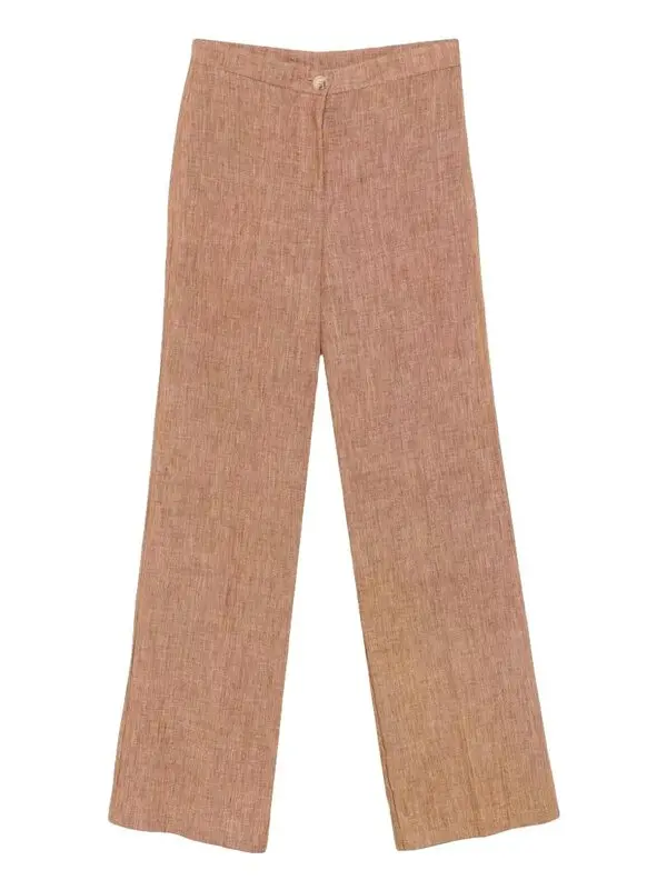 VICOLO Wide-leg Trousers - Brown