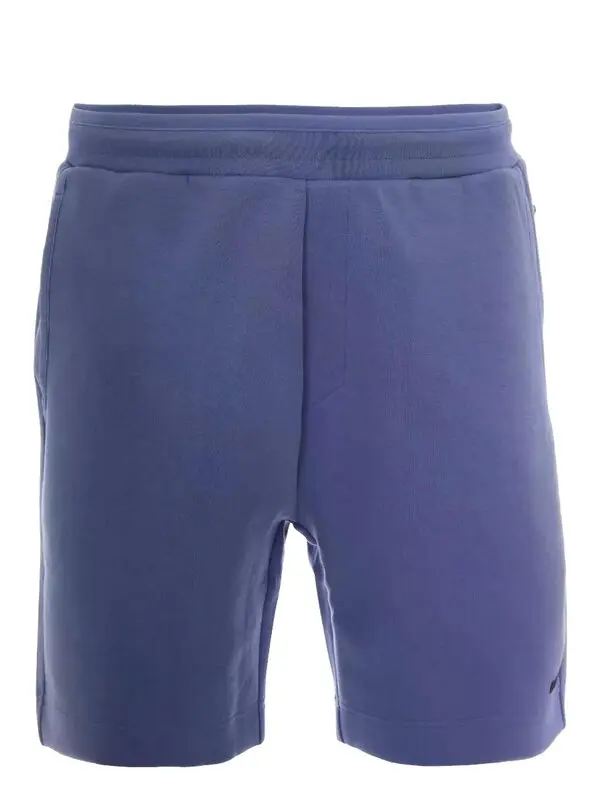 BOSS Logo-lettering Track Shorts - Blue
