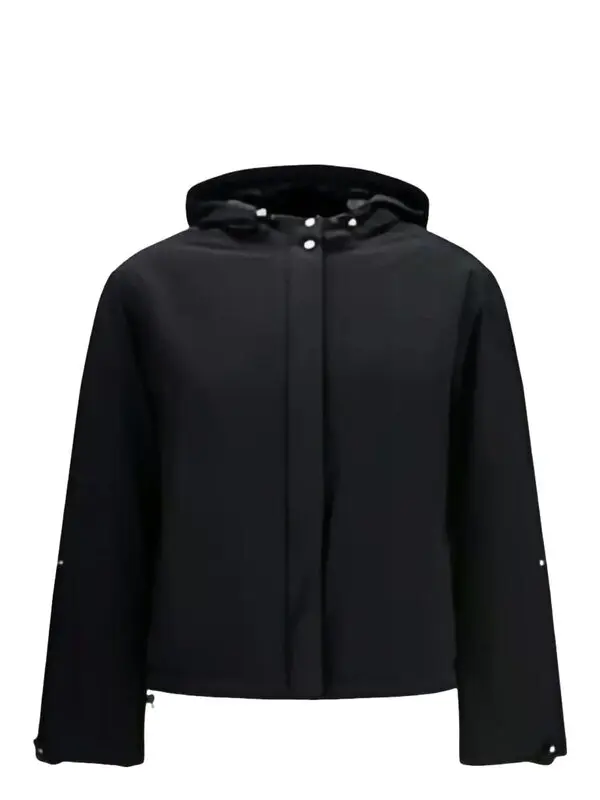 Herno Hooded Drawstring Jacket - Black