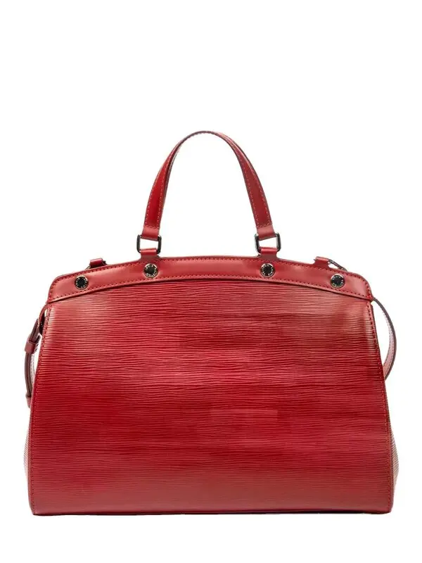 LOUIS VUITTON Brea Leather Tote Bag - Red