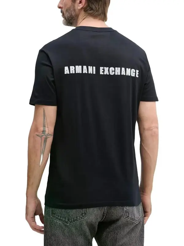 Armani Exchange Logo-print T-shirt - Black