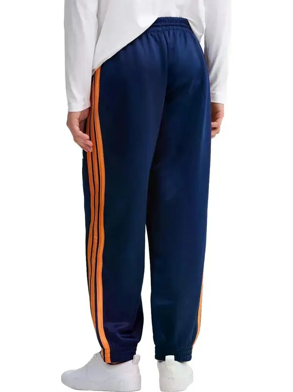 Adidas Stadium Logo-print Side-stripe Track Pants - Blue