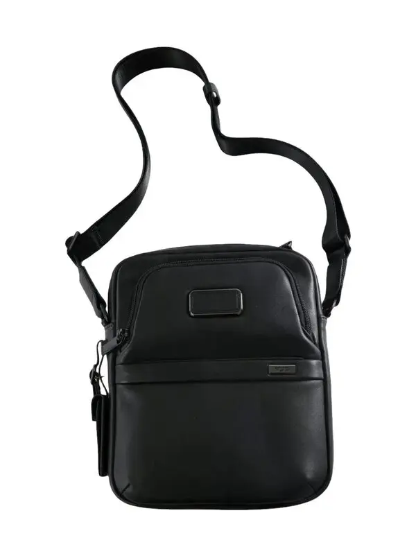 Tumi Alpha Logo-plaque Crossbody Bag - Black