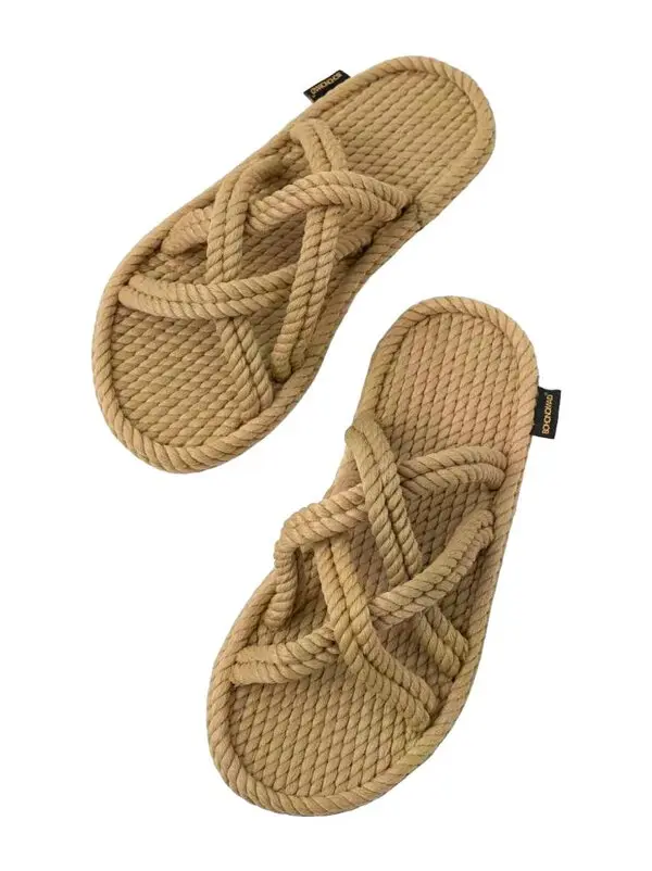 BOHONOMAD Bodrum Rope-detail Braided Espadrilles - Neutrals