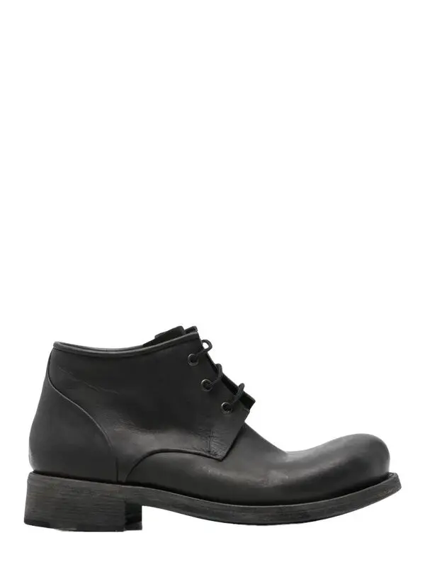 MA+ Lace-up Leather Boots - Black