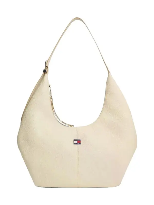 Tommy Hilfiger Logo-plaque Shoulder Bag - Neutrals